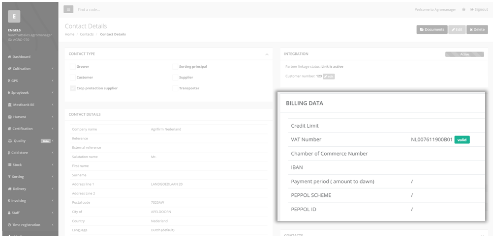 How do I manually add a Peppol ID? – Agromanager